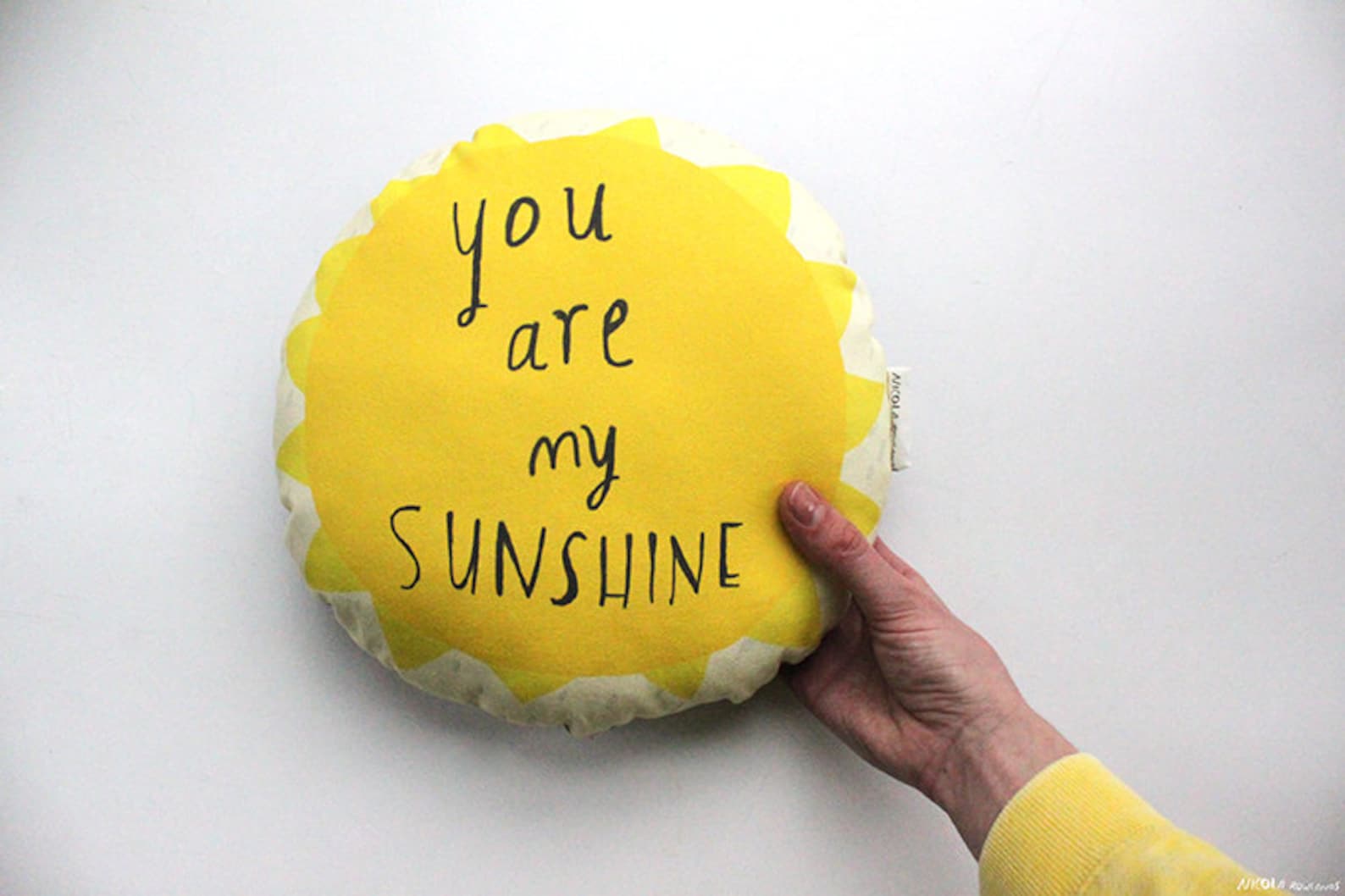 You Are My Sunshine Plushie Cushion - Etsy UK