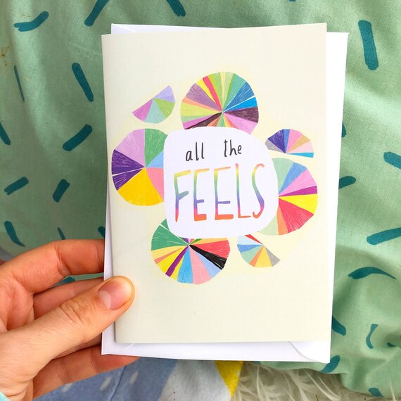 All the FEELS Card Cc174 | Etsy