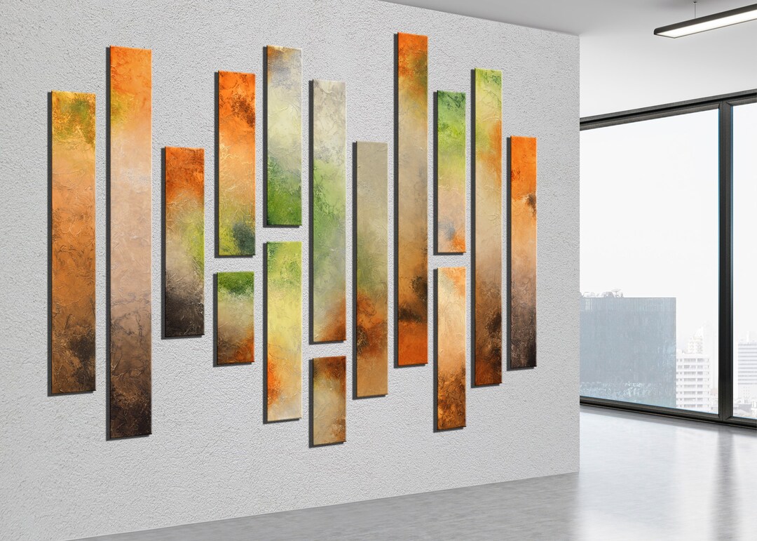 Office Lobby Wall Art Extra Large, Tall Paintings for Large Wall ...