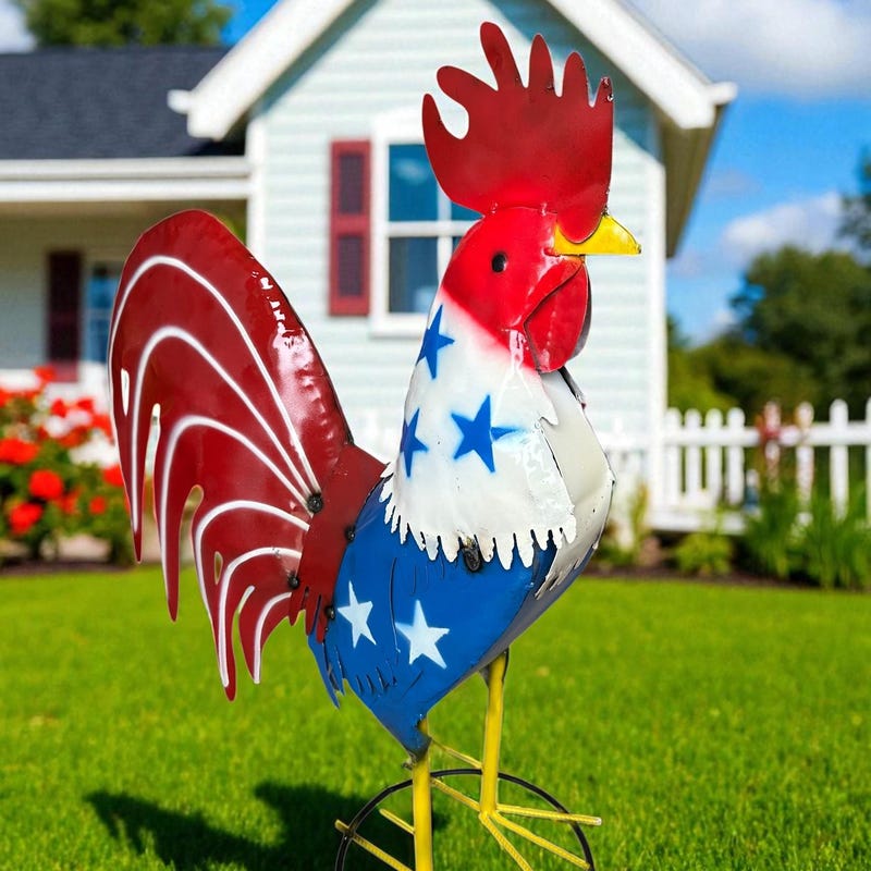 Metal Rooster - Etsy