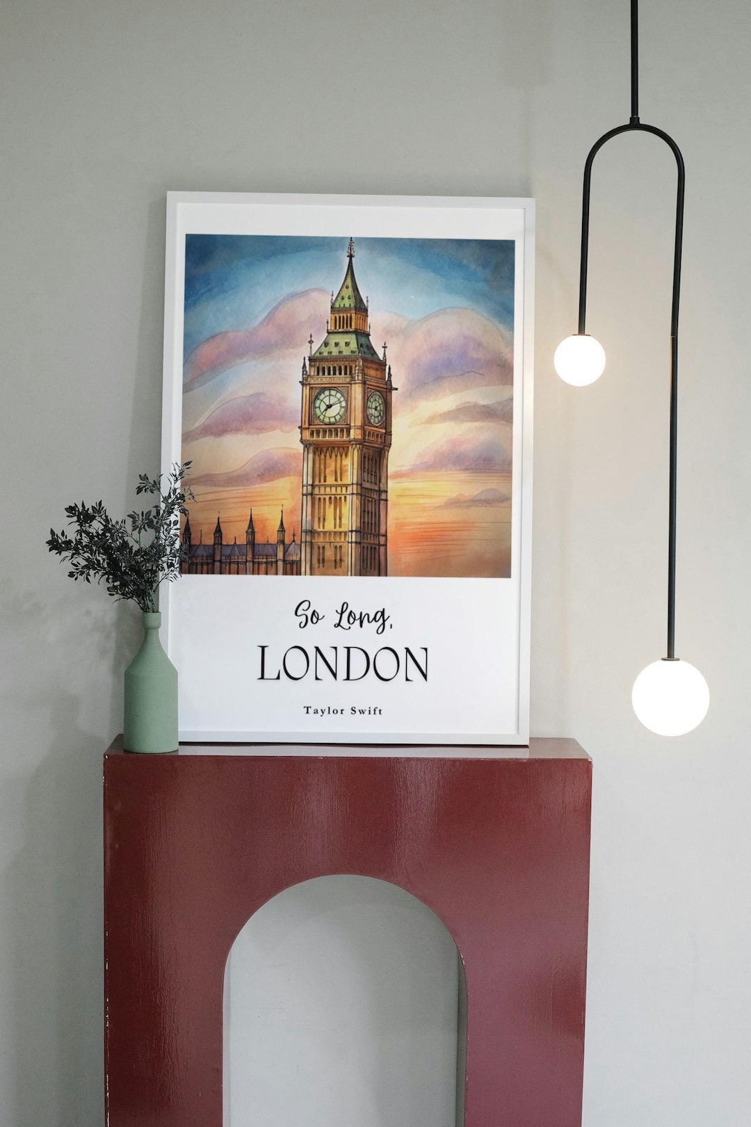 So Long London TTPD Poster Taylor Swift Wall Art Digital Download ...