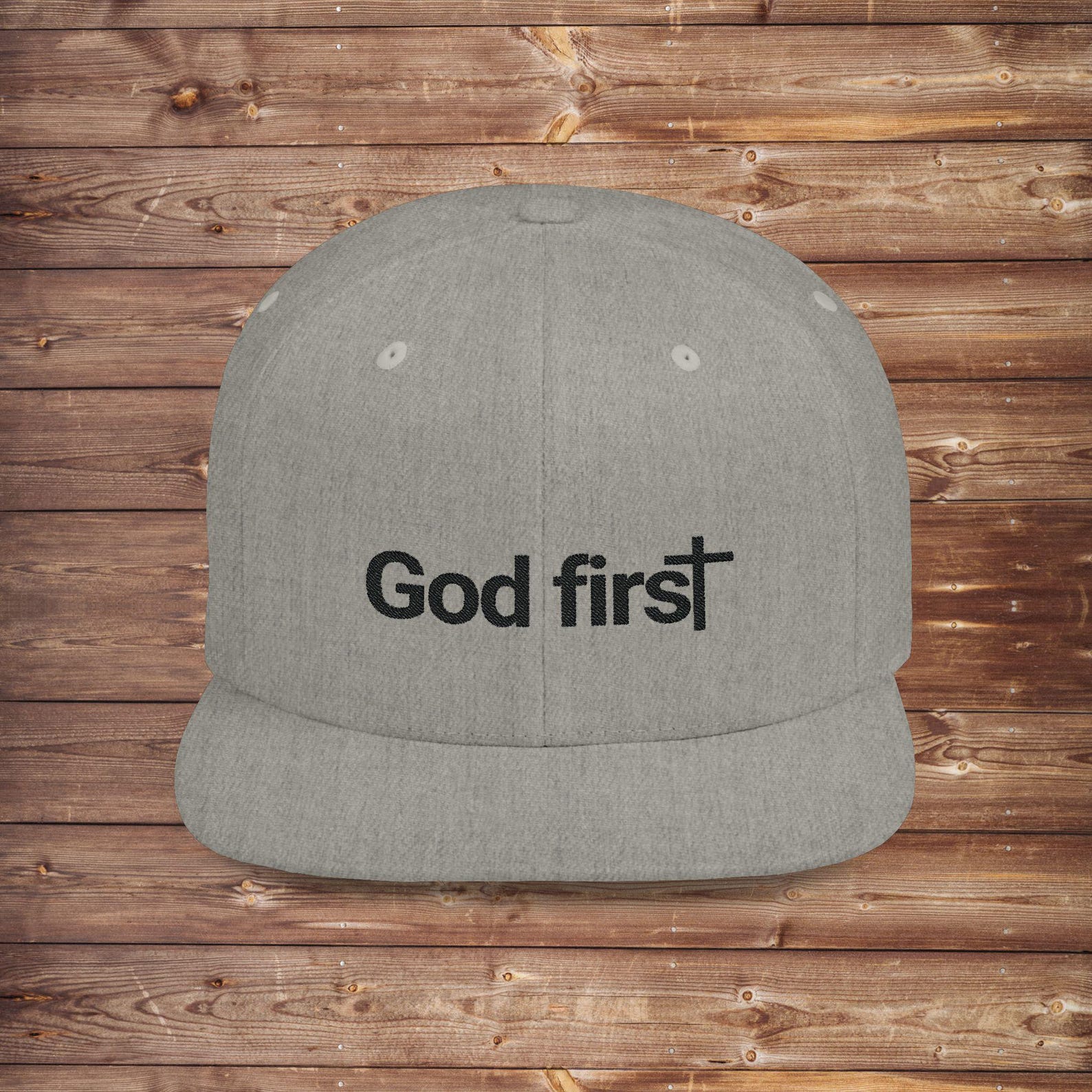 God First Hat for Christians, Flat Bill Hat for Believers, Religious ...