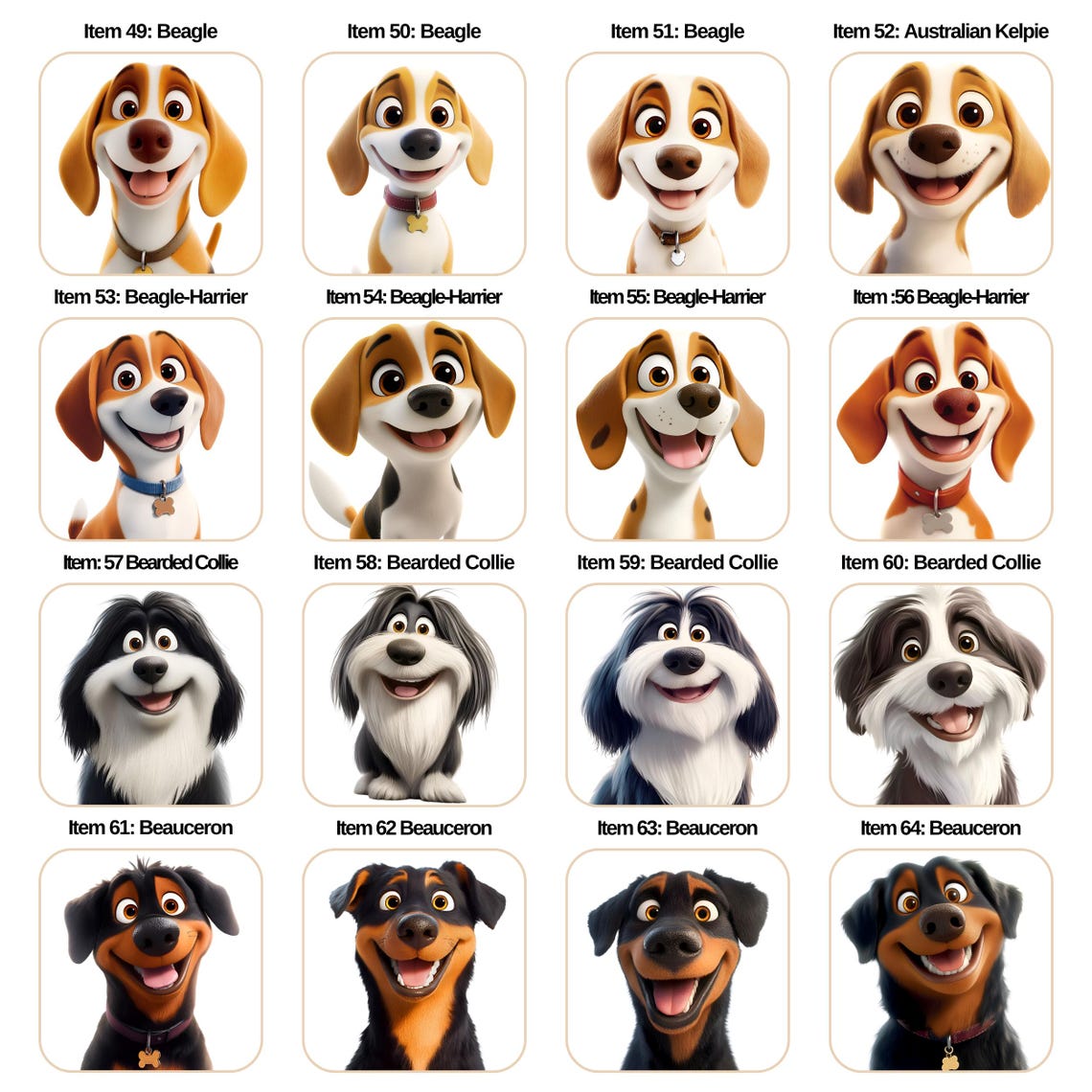 600+ Dog Clipart Bundle Dog Clipart Sublimation Designs, Dog Breed PNG ...