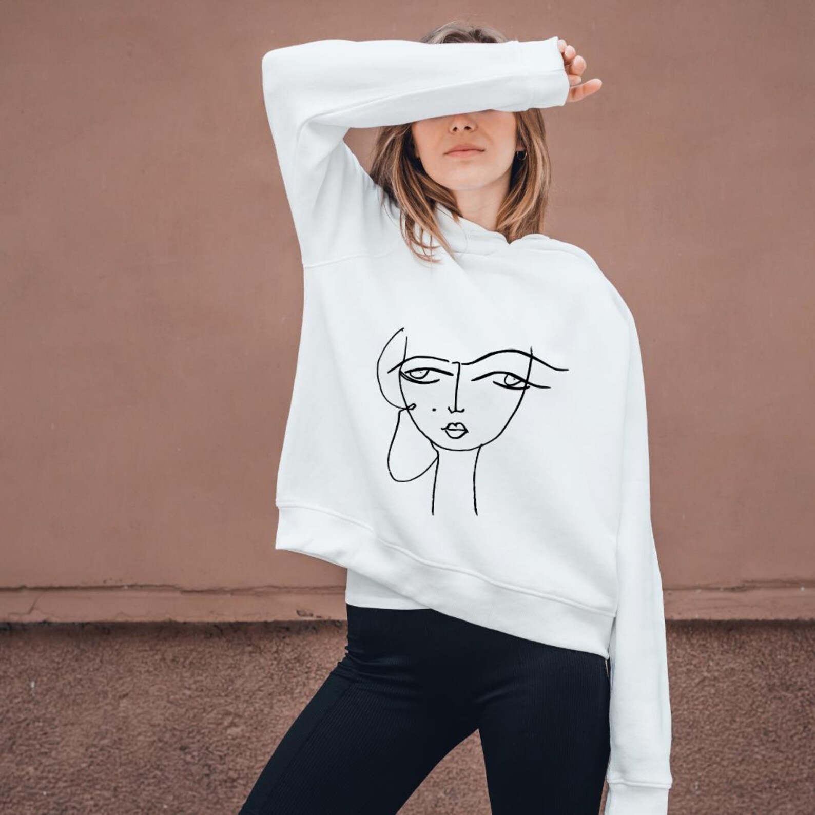 Abstract Faces T-shirt I Line Art Shirt I Women Face Shirt I Line ...
