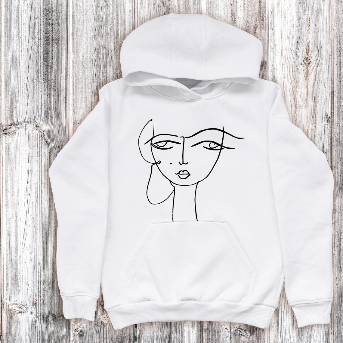 Abstract Faces T-shirt I Line Art Shirt I Women Face Shirt I Line ...