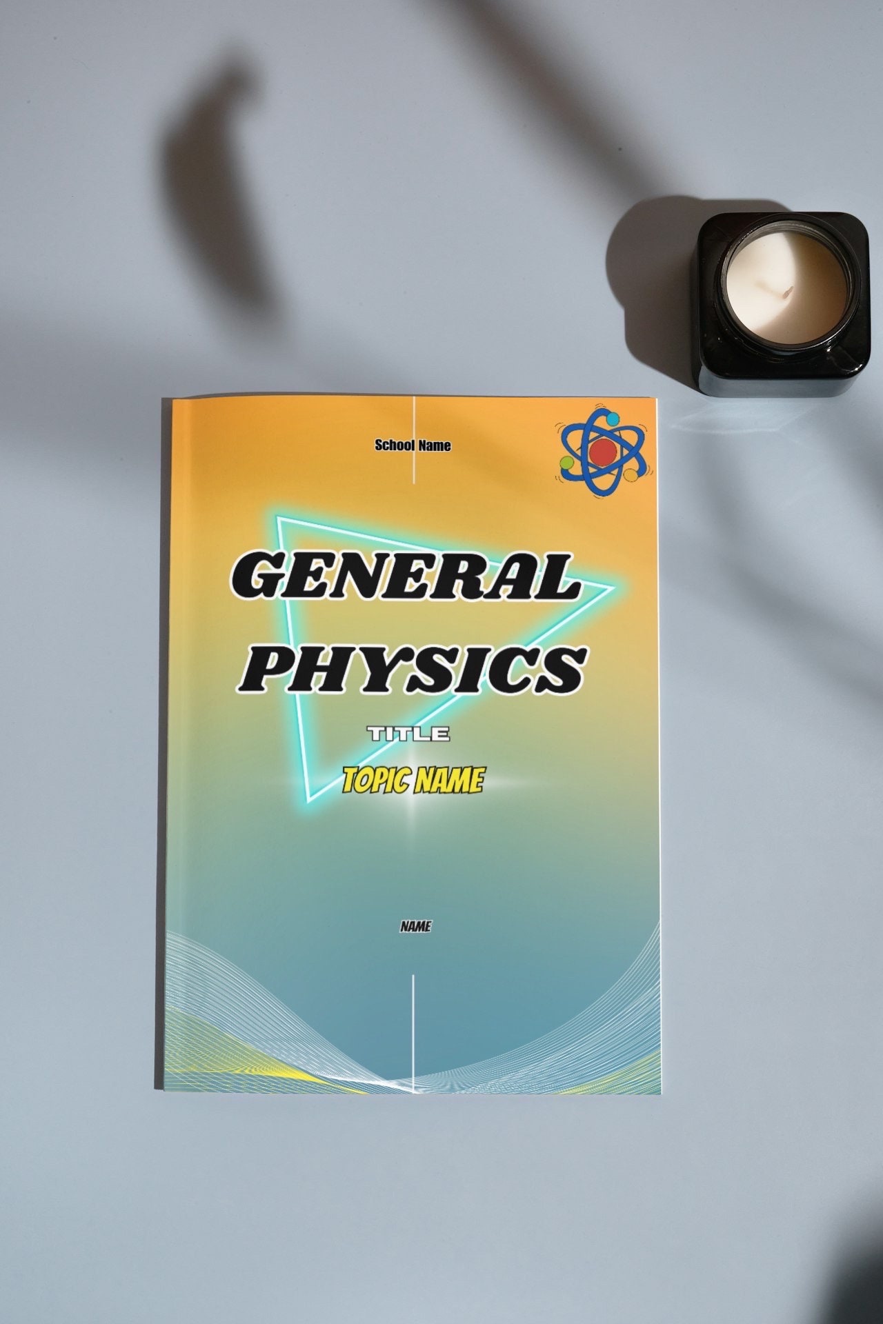 Printable and Editable Cover Templates, School Portfolio, Cover Page ...