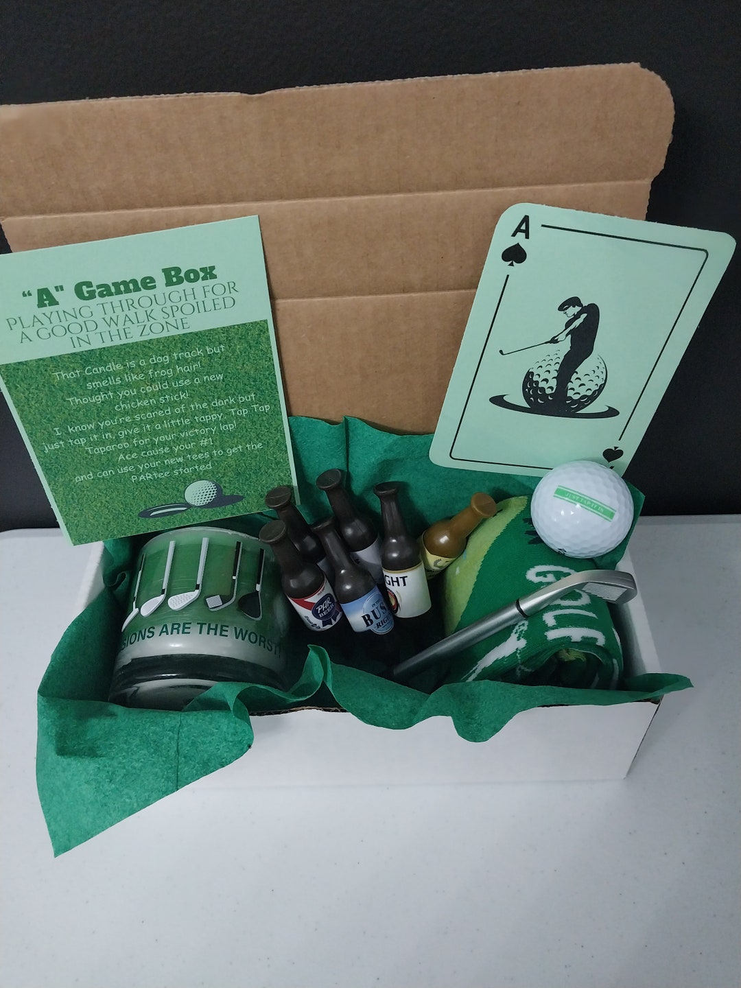Golfers a Game Box, Gag Gift for Your Golfer Friends, Funny Gift - Etsy