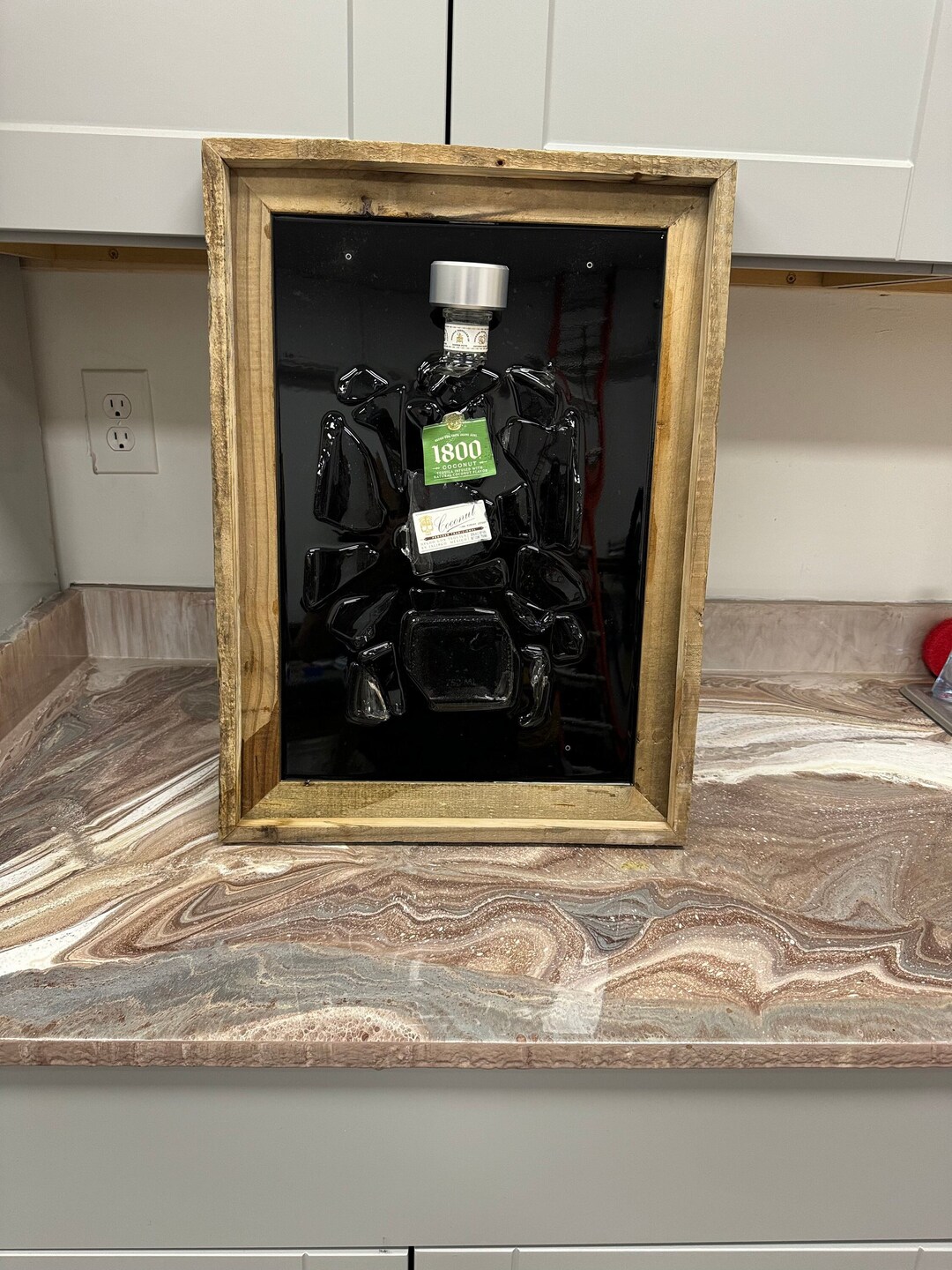 Broken Liquor Bottle Frame - Etsy
