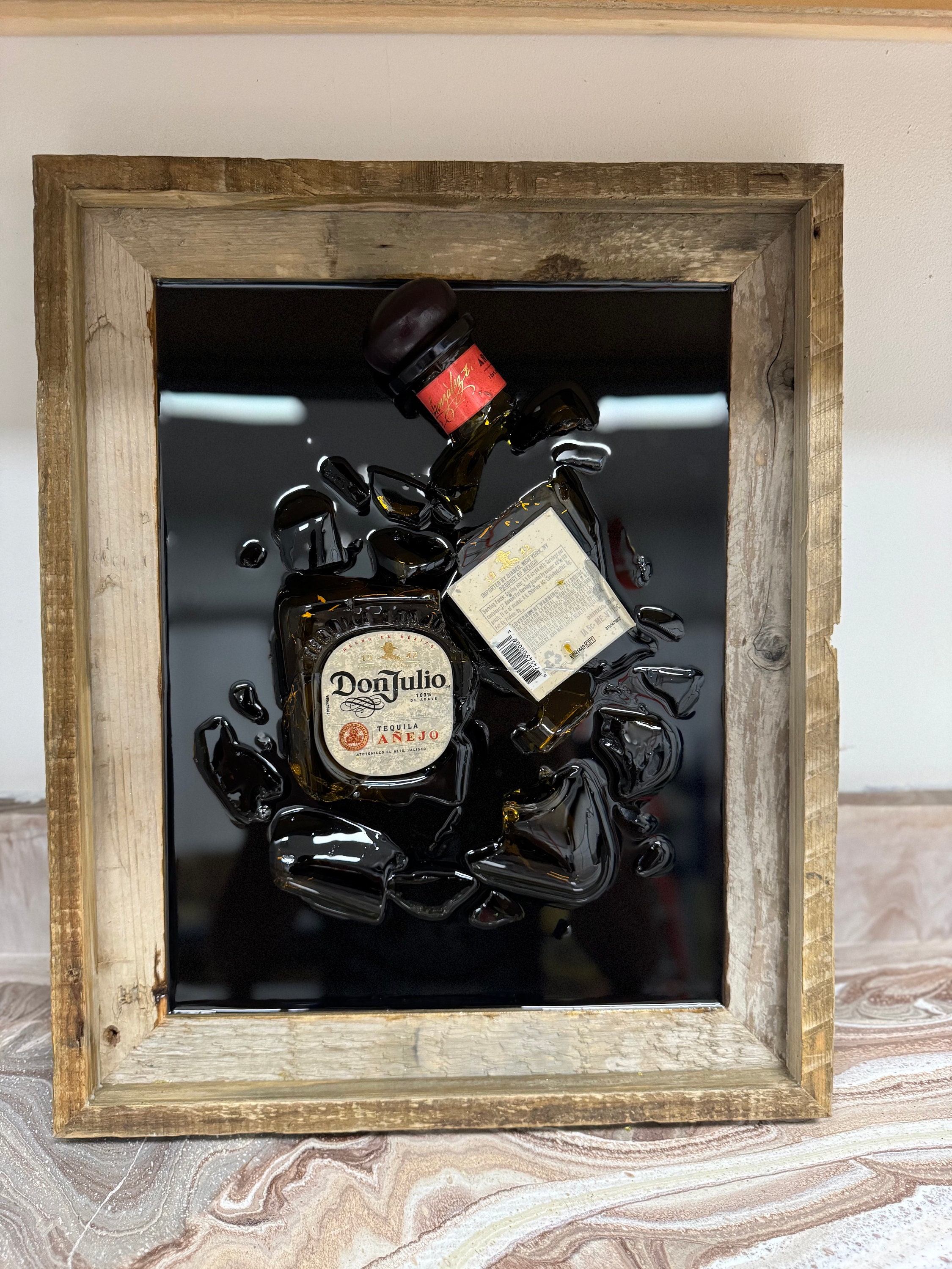 Liquor Bottle Epoxy Frame - Etsy