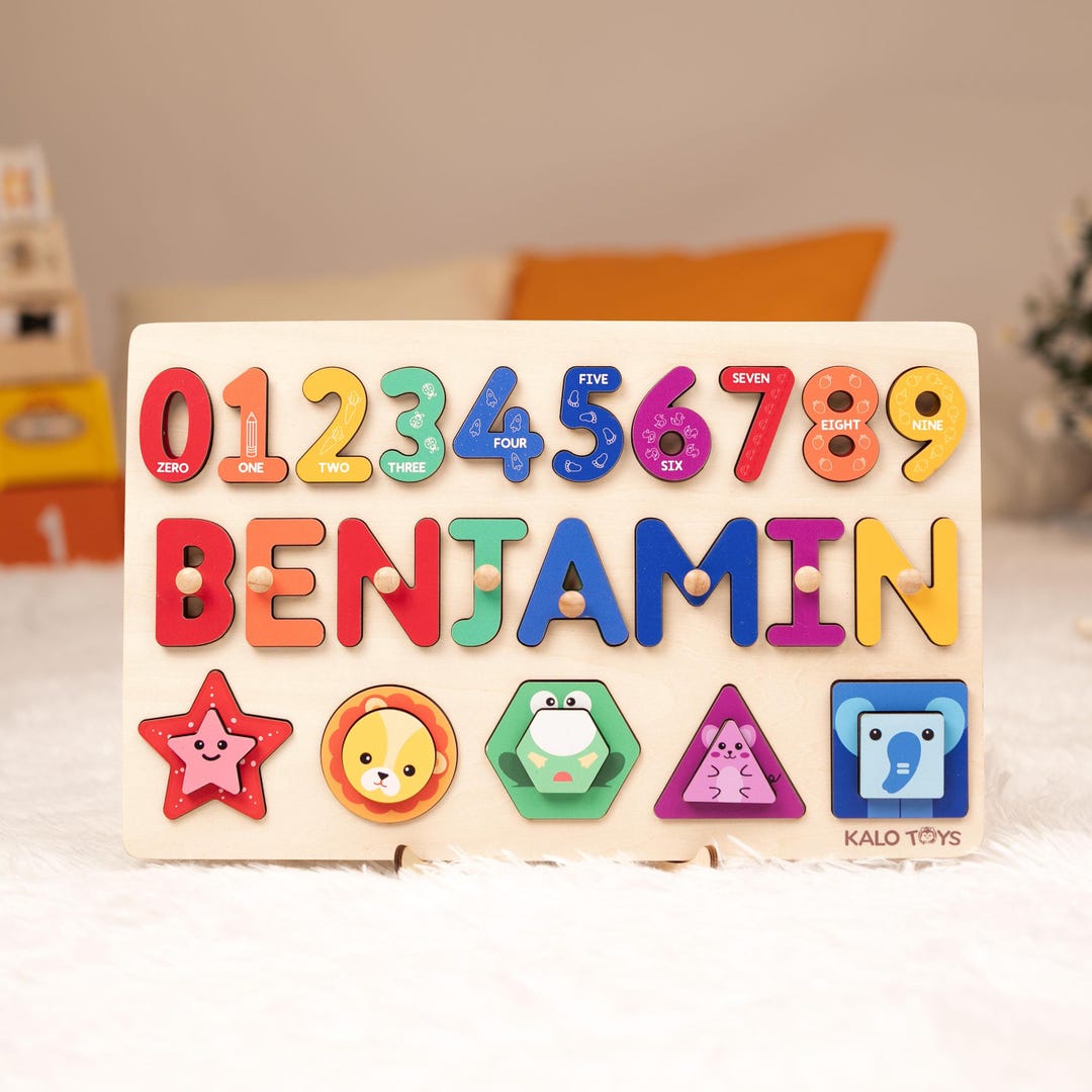Personalized Gifts for Baby Boys and Girls, Wooden Toys for Baby ...