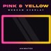Pink and Yellow Animated Webcam Overlay, Glowing Stream Overlay, Camera ...