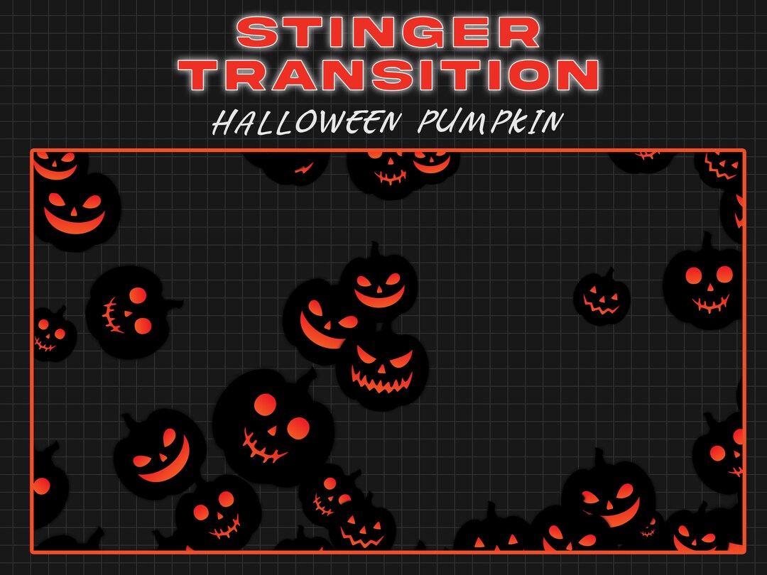 Halloween Stinger Transition - Halloween Themed OBS Transition With ...