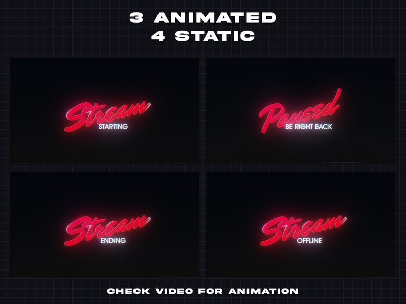 Talk Show Intermission Screens - Retro Talk Show Theme Animated Twitch ...