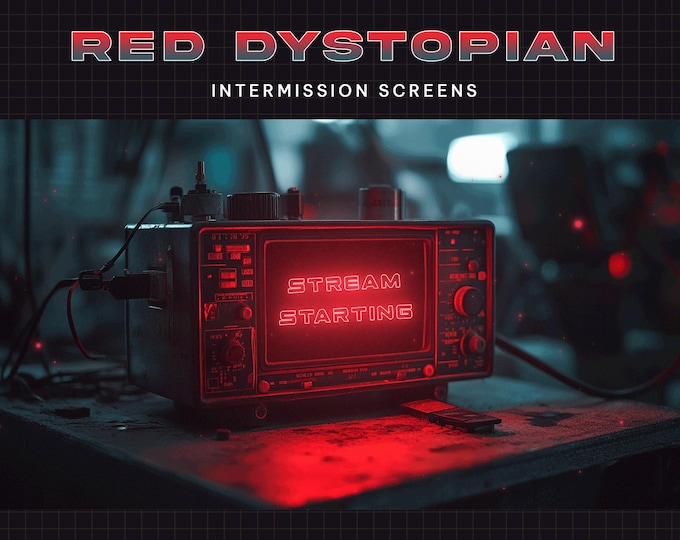 8 Twitch Stream Scenes, Animated and Static, Starting Soon, Be Right ...