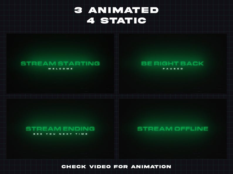 Blockbuster Intermission Screens - Action Film Theme Animated Twitch ...