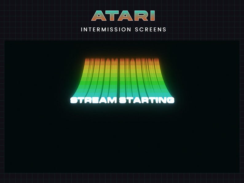 Atari Game Intermission Screens - Console Themed Twitch Screens ...