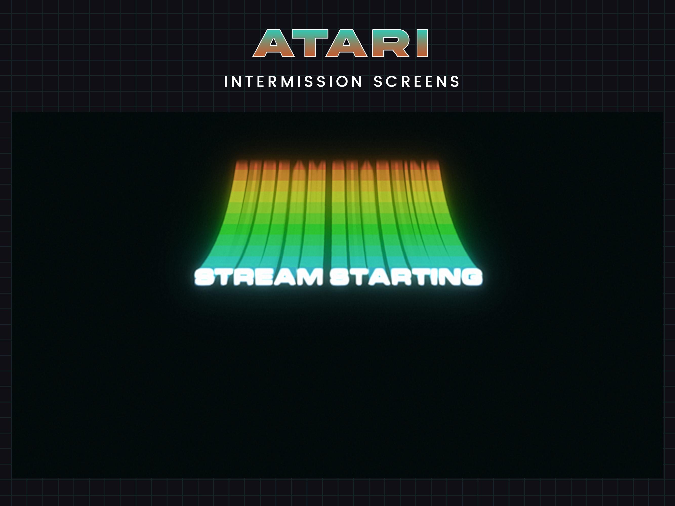 Atari Game Intermission Screens - Console Themed Twitch Screens ...