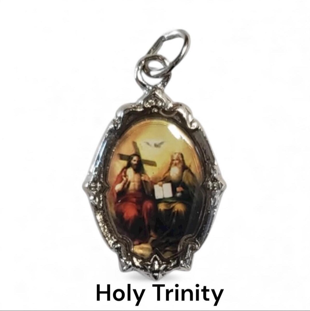 Holy Trinity Medal/charm - Etsy