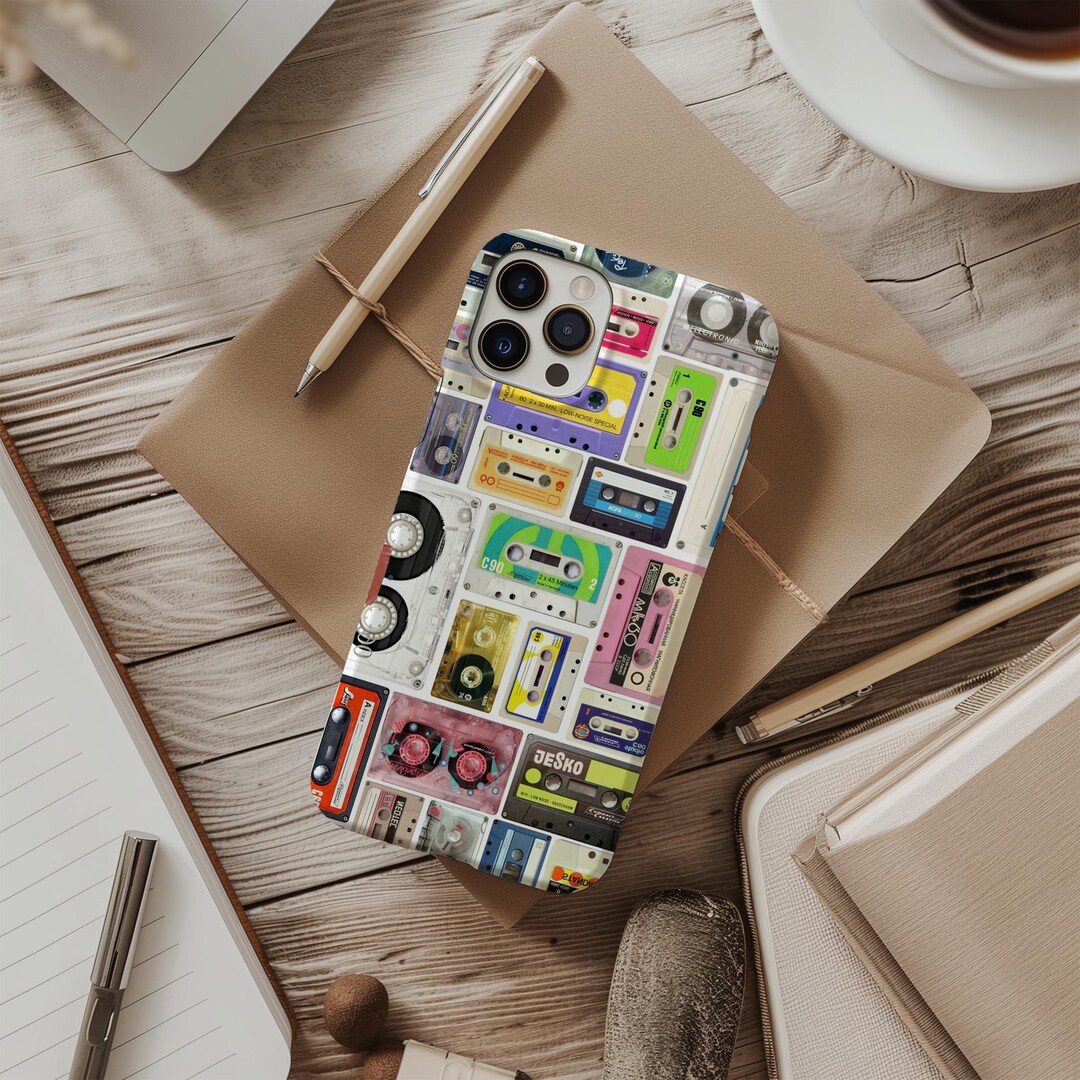 Retro Cassette Tape Collage Phone Case, Retro Phone Case, Collage Phone ...