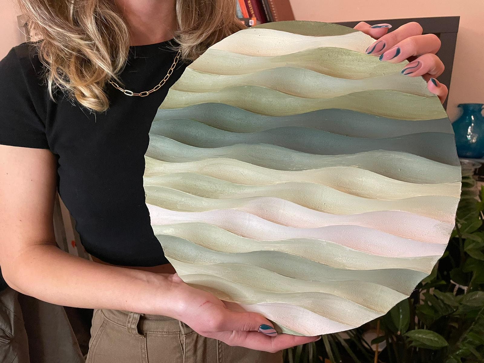 3D Wooden Hand Painted Table - Etsy