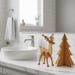 3D Christmas Reindeer & Tree Template: Laser Cut SVG, PDF (digital ...