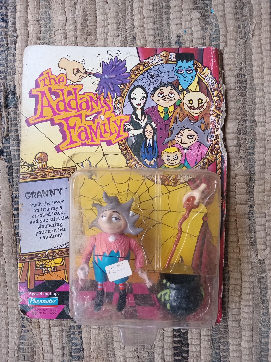 NEW RARE Playmates 1992 the Addams Family Granny Action Figure - Etsy