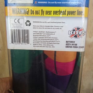 VERY RARE New Vintage X Kites 53" 4.4ft Butterfly 3D Nylon Kite - Etsy