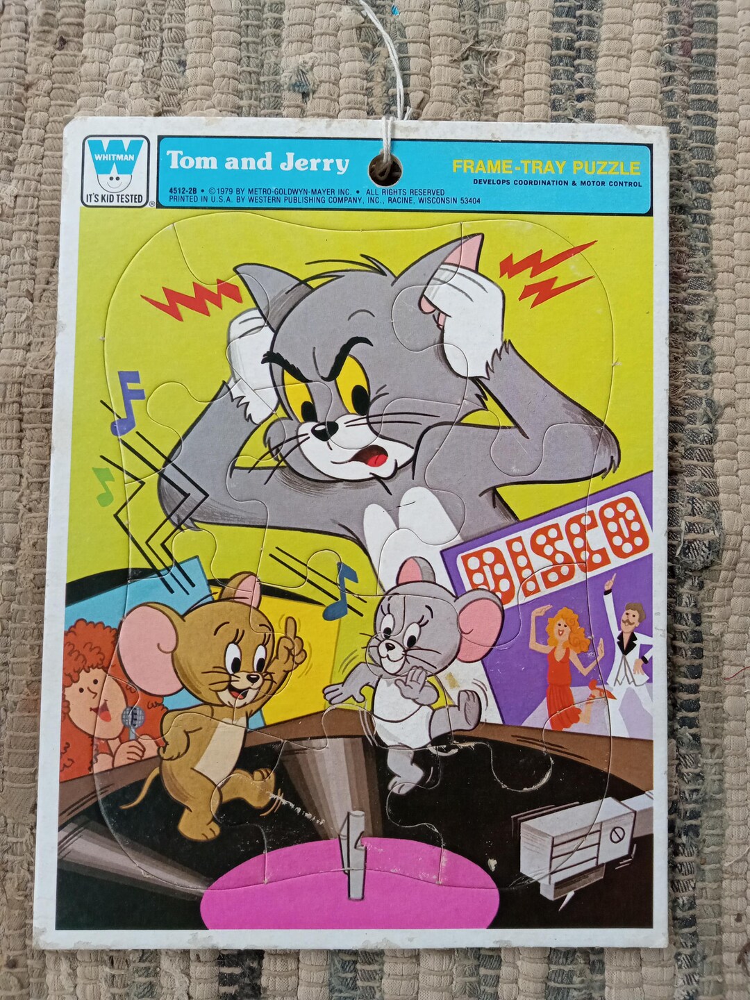 New 1979 Tom and Jerry Frame Tray Puzzle - Etsy
