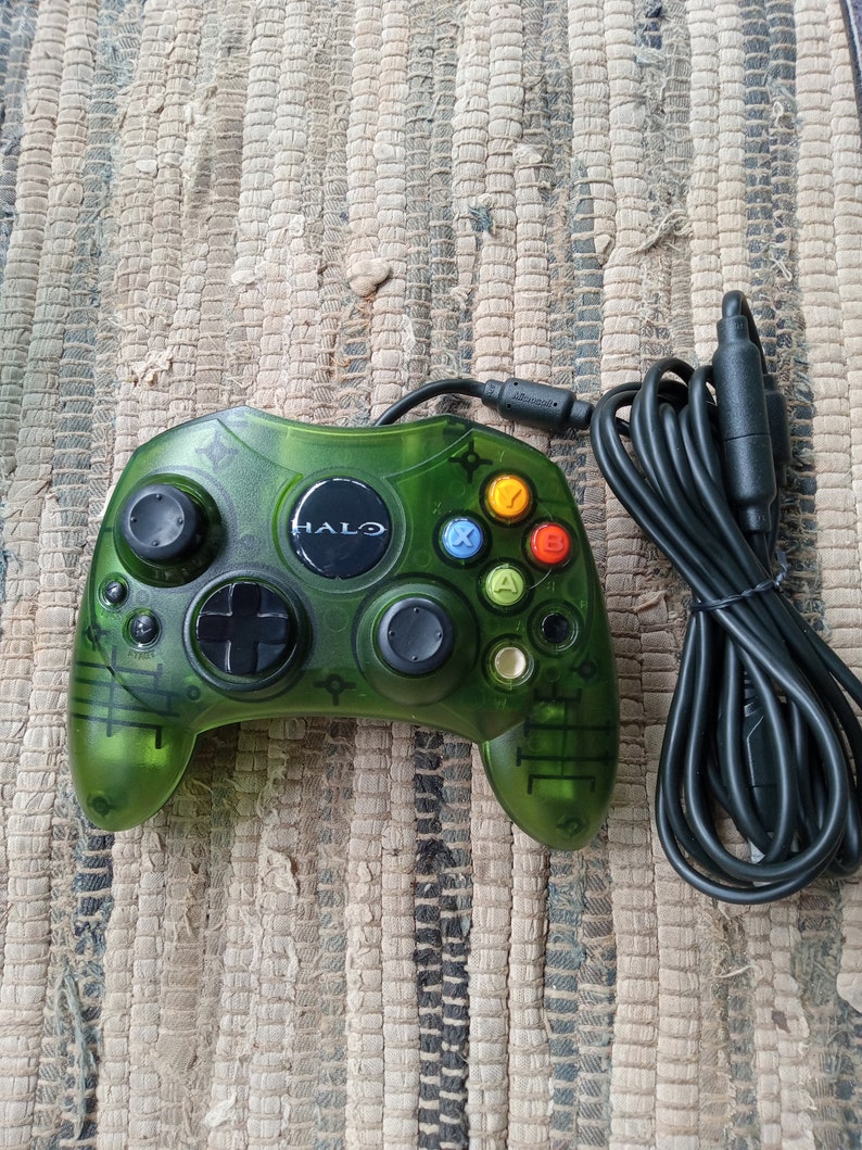 New Halo Special Edition Green Console W/new Sealed Halo1 and New Halo2 ...