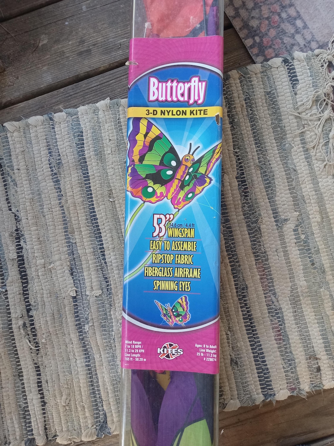 VERY RARE New Vintage X Kites 53" 4.4ft Butterfly 3D Nylon Kite - Etsy