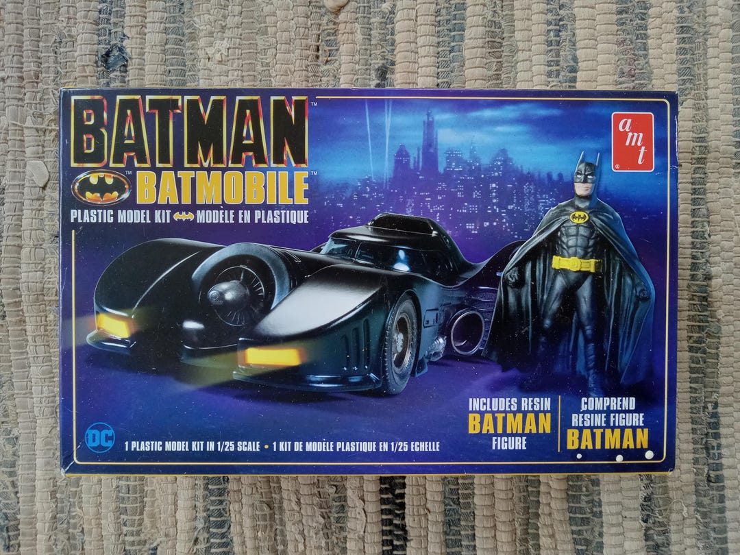 New in Box AMI Batman Batmobile Plastic Model Kit W/resin Batman ...