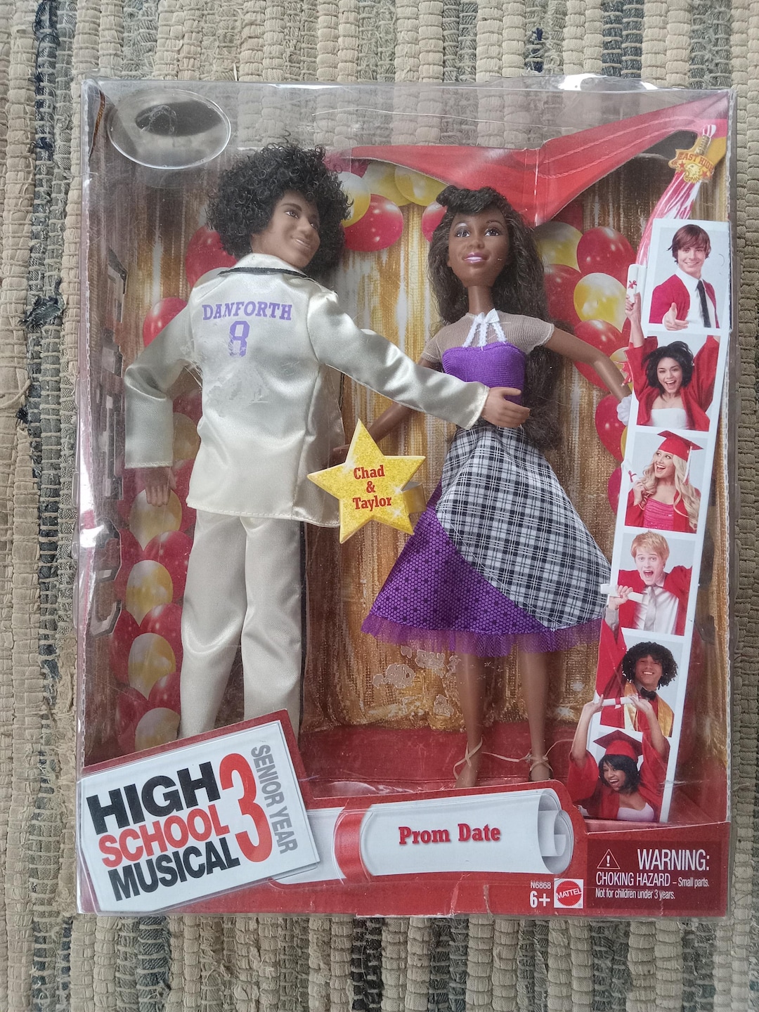 RARE NEW High School Musical 3 Prom Date Chad & Taylor (barbie) Dolls ...