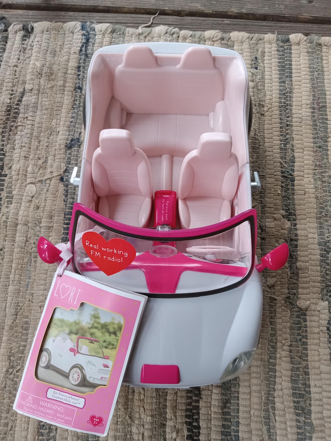 NEW LORI by BATTAT Convertible Car With Radio - Etsy