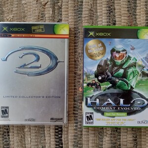 New Halo Special Edition Green Console W/new Sealed Halo1 and New Halo2 ...