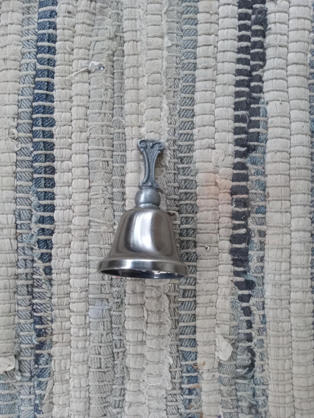 Vintage Silver/pewter Bell. - Etsy
