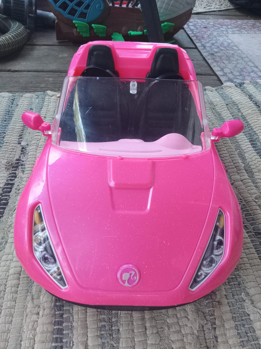 2016 Barbie Pink Convertible Toy Car With Seatbelts - Etsy