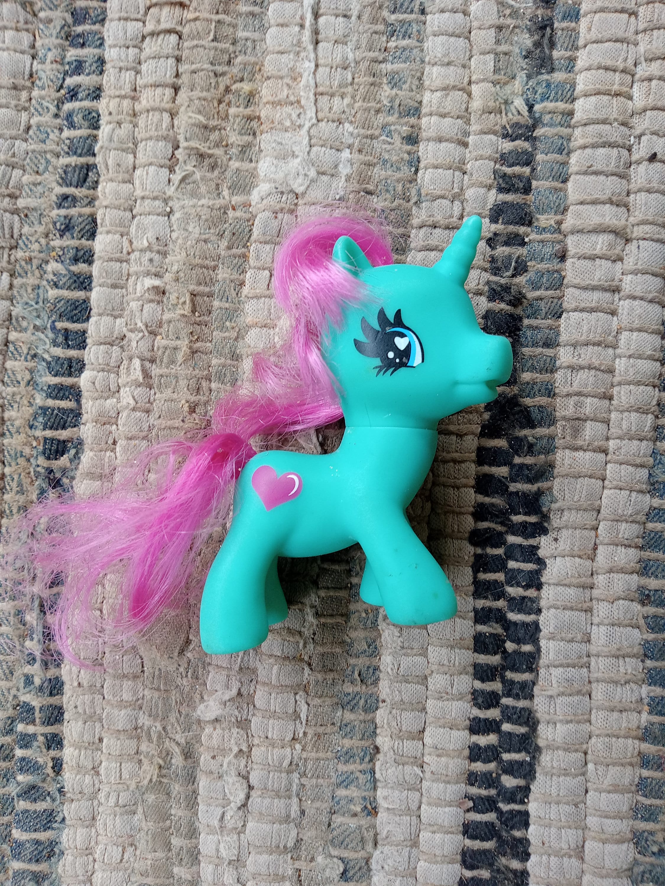 Very RARE My Little Pony Gem Twinkle Eye Mint Green Pony Pink Hair ...