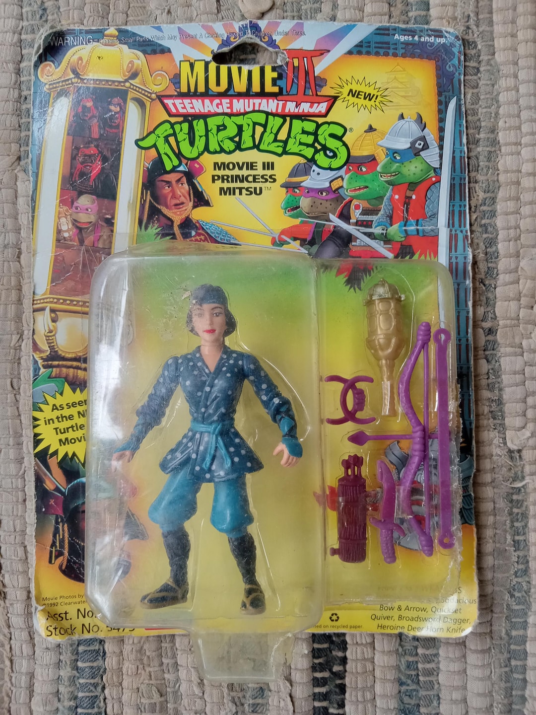 NEW TMNT Movie III Princess Mitsu Damaged Plastic and Rough Card - Etsy