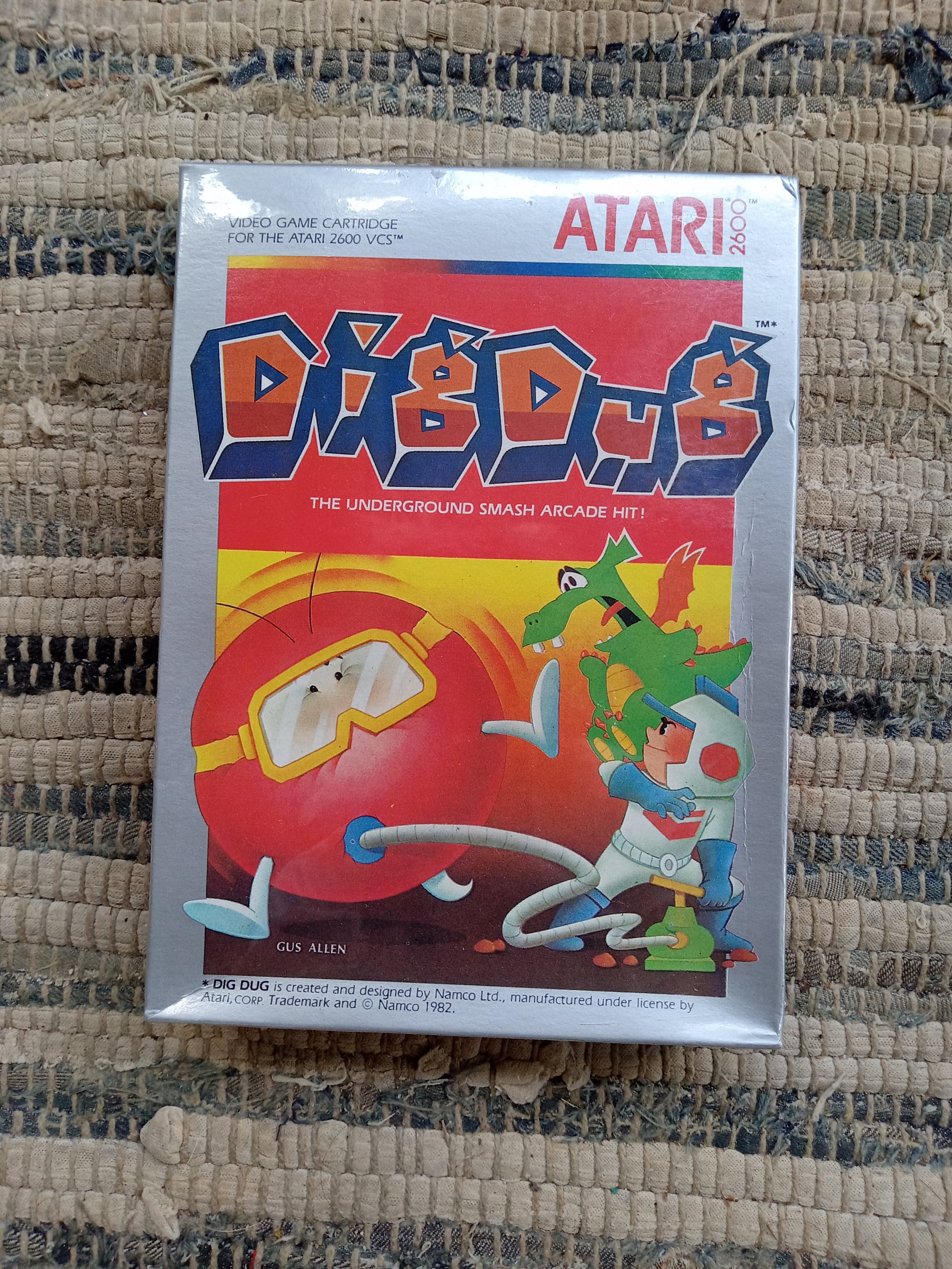 NEW in Box Atari 2600 Dig Dug - Etsy