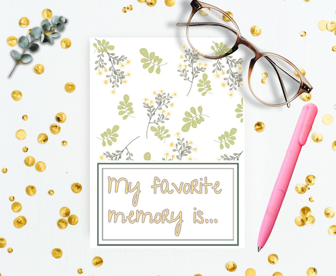 Printable Memory Card Bereavement Card Memorial Message Condolence Card ...