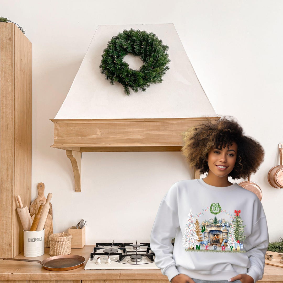 Merry Christmas Anthro Decor Inspired Crew Anthro Gift for Her ...