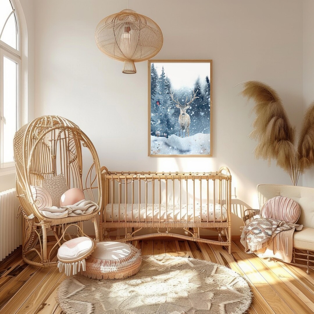 Art Print Nursery Remembrance Printable Memorial Art Buck Deer Deepest ...