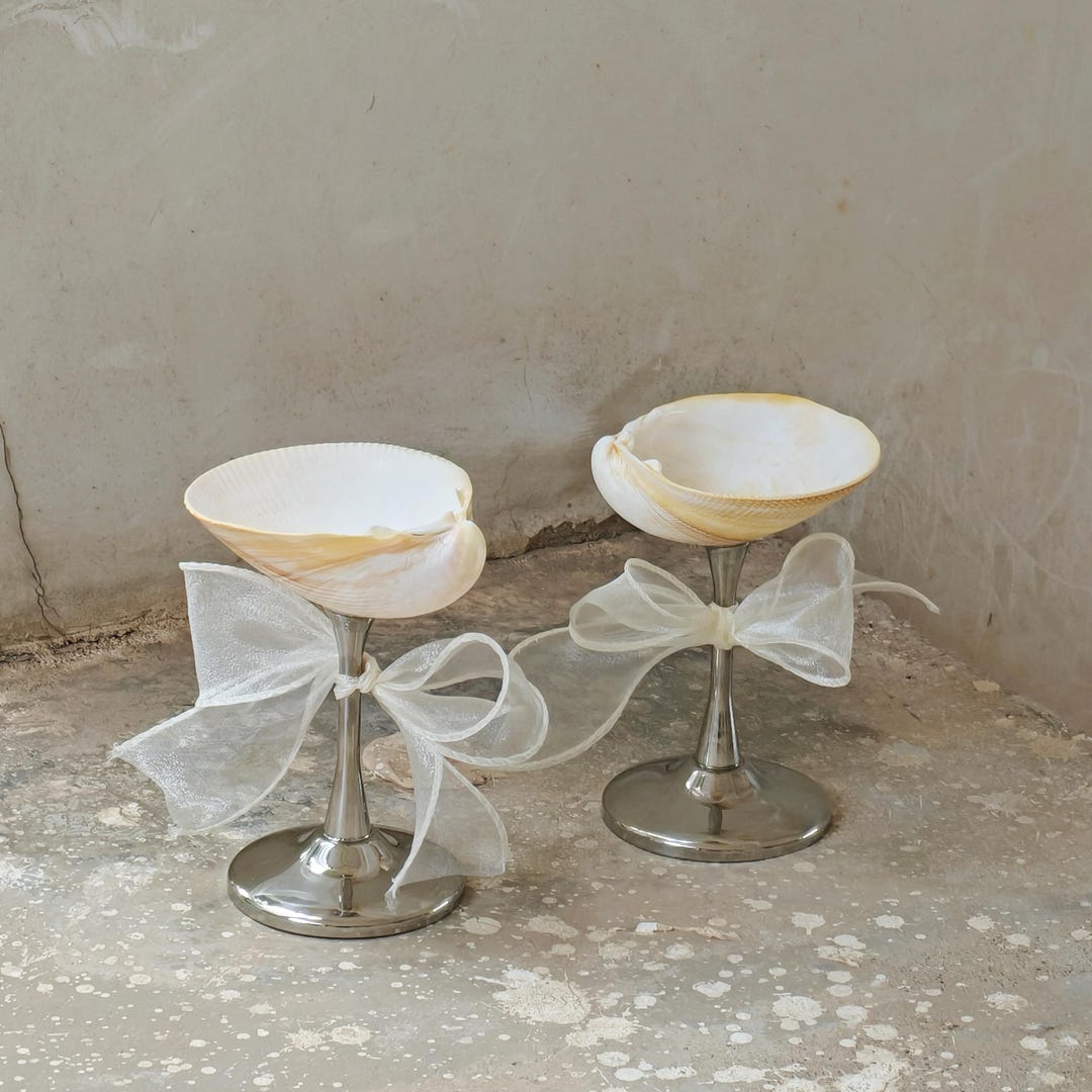 Custom Name Seashell Wine Glasses, Wedding Bridesmaids Gift,beach Shell ...