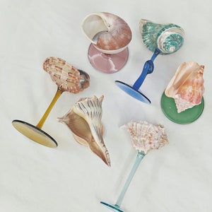 Customized Beach Shell Wine Glasses,seashell Martini Glasses,hen Do ...