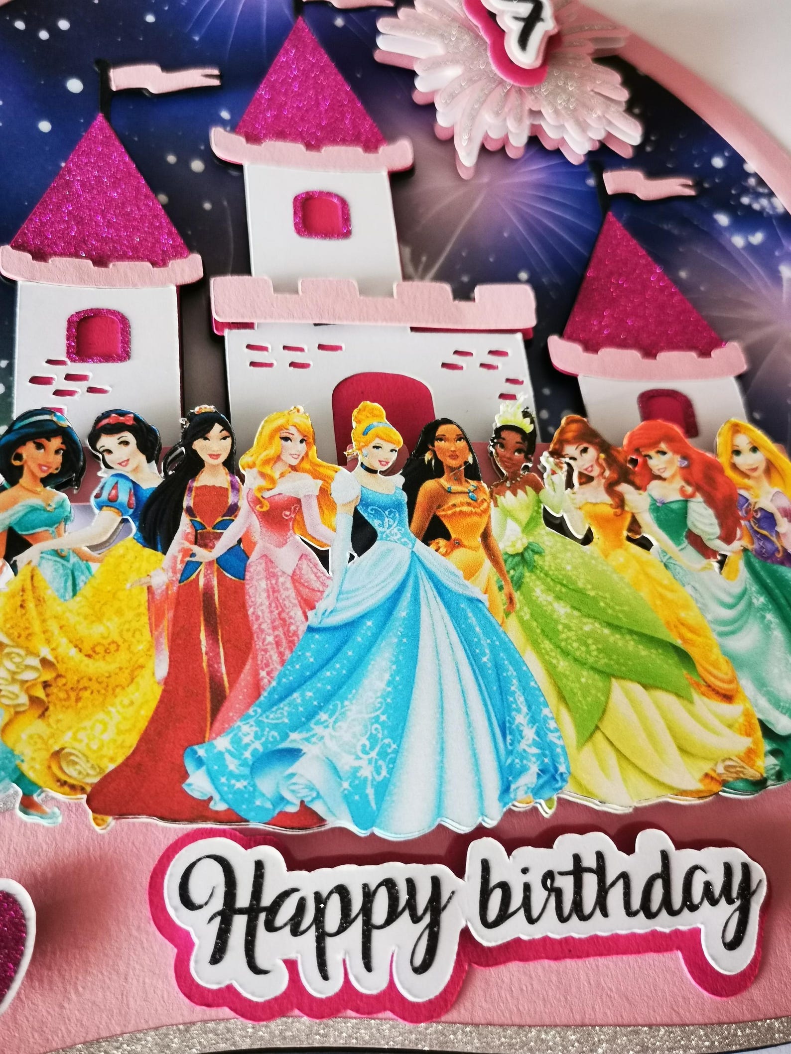 Disney Princesses Cake Topper - Etsy