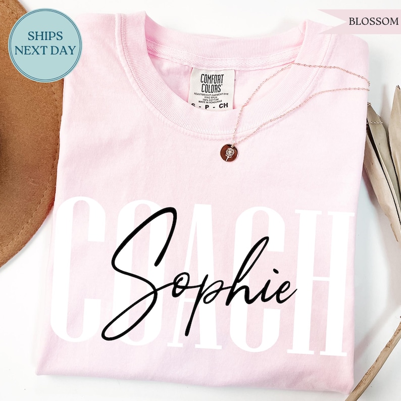 Personalized Coach Shirt, Custom Coach Name Shirt, Custom Coach Gift ...