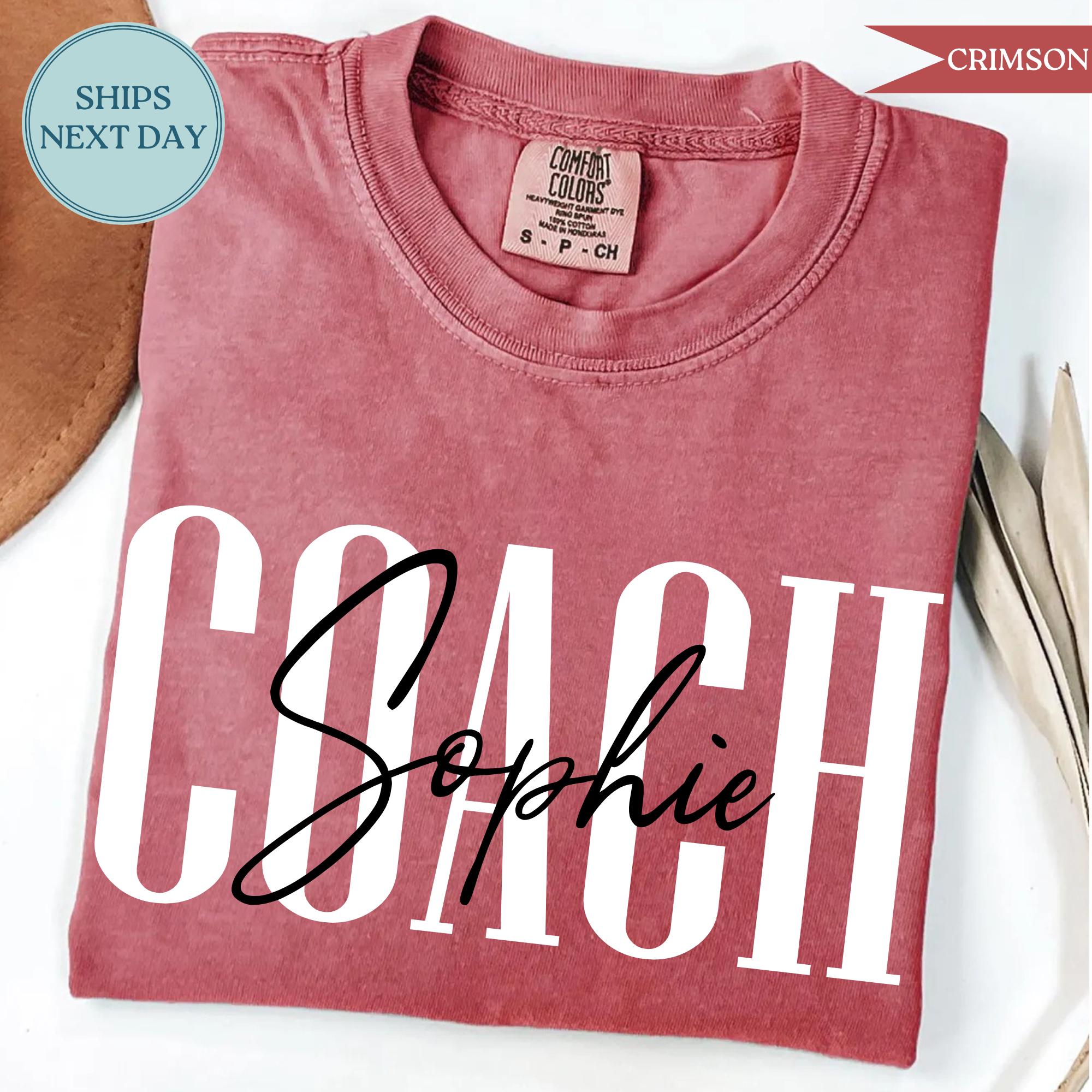 Personalized Coach Shirt, Custom Coach Name Shirt, Custom Coach Gift ...