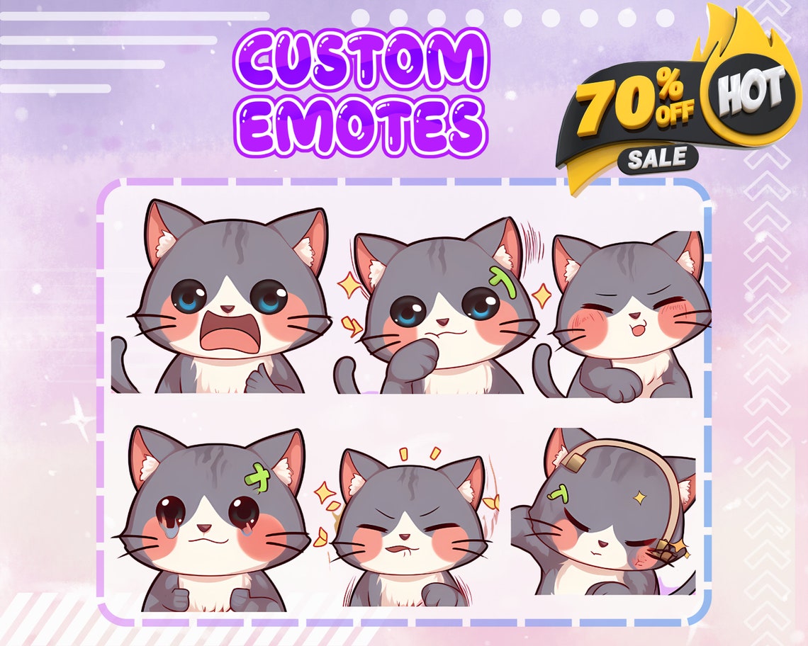 Custom Emotes for Streaming, Custom Emotes, Twitch Emotes, Custom Sub ...