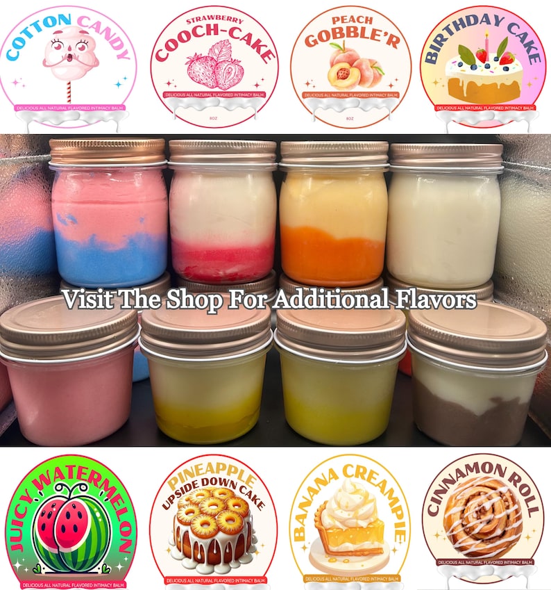 Edible Body Balm Flavored Body Balm Handmade Moisturizing Skin Balm ...