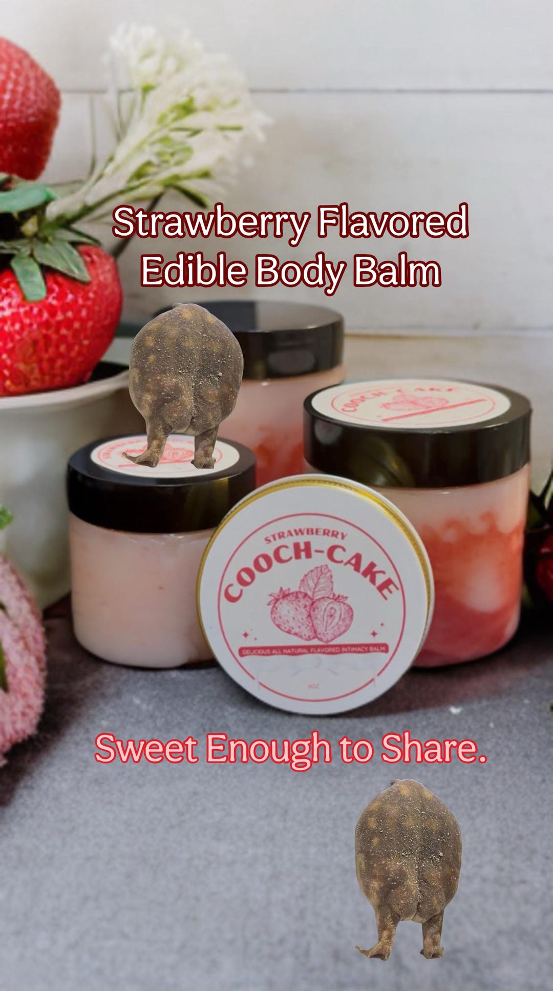 Edible Body Balm Flavored Body Balm Handmade Moisturizing Skin Balm ...